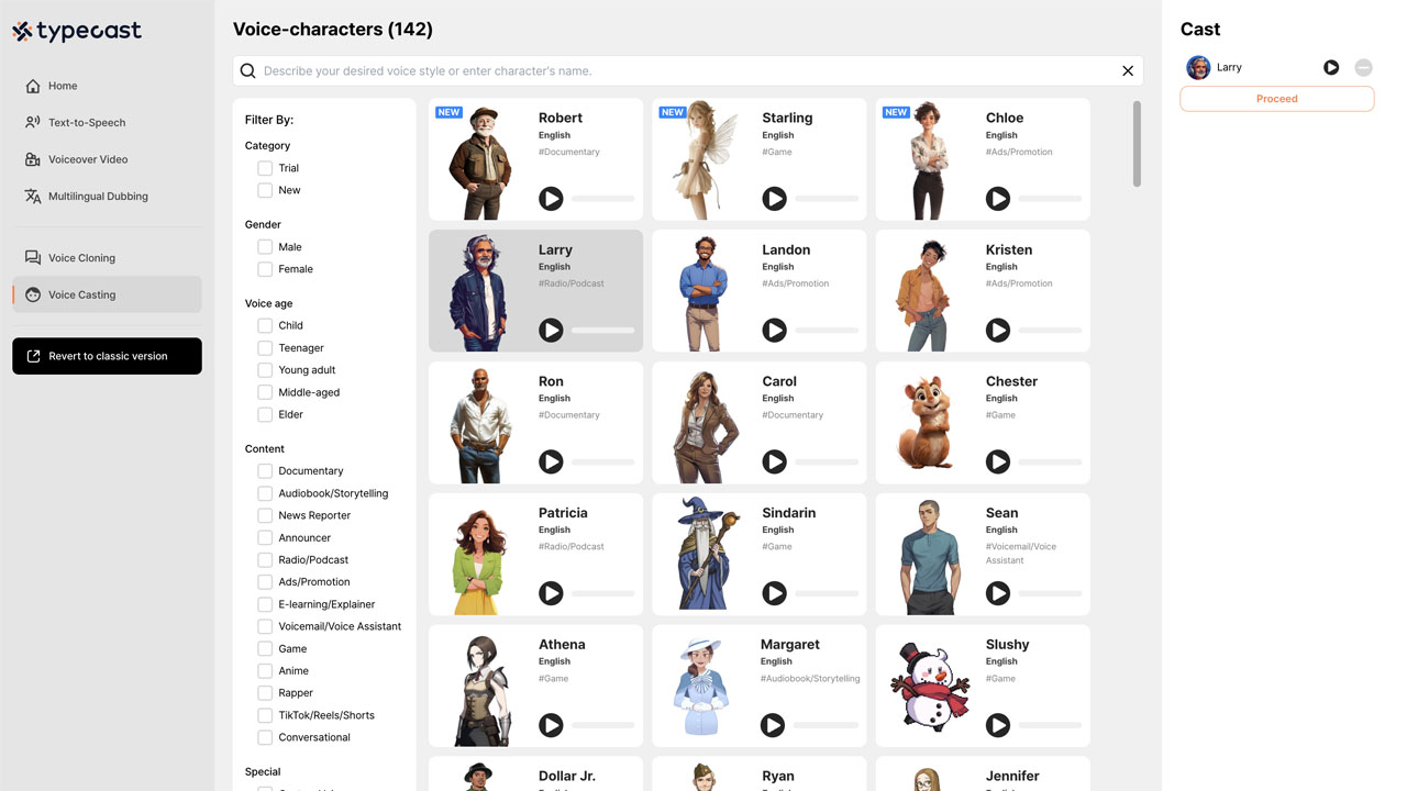 What Are the Most Used Text-To-Speech Voices & Characters? | Typecast