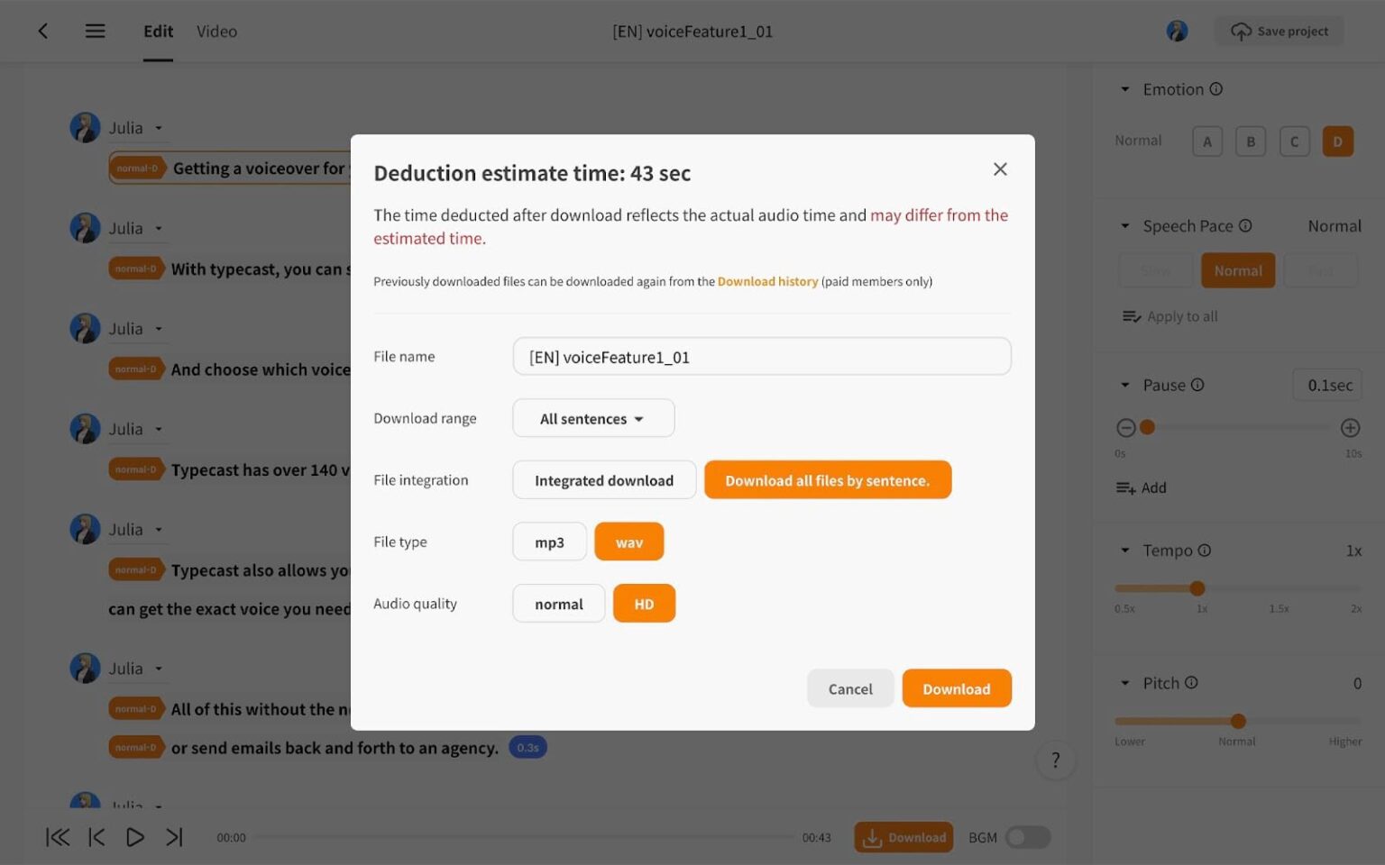 How To Add AI Voice Overs to My Video | Typecast