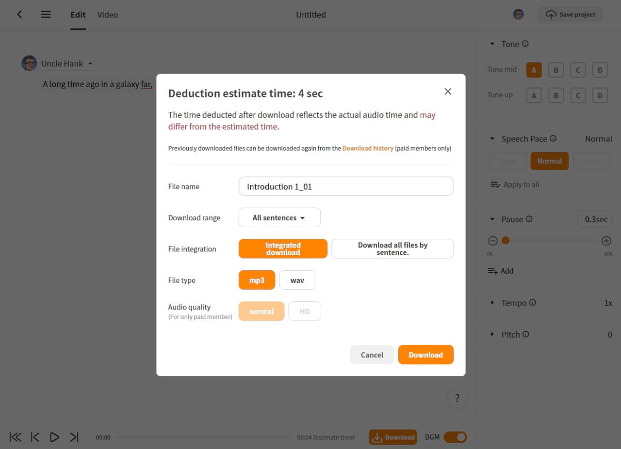 How To Add a Narrator Voice to Your Content | Typecast