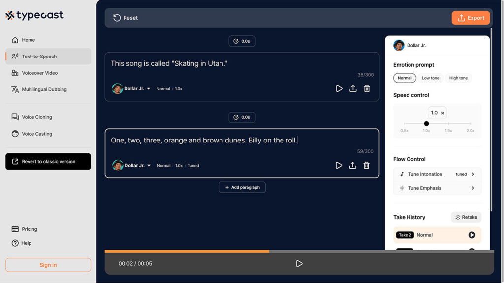 This AI Singing Voice Generator Can Help Make Music | Typecast
