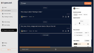 This AI Singing Voice Generator Can Help Make Music | Typecast