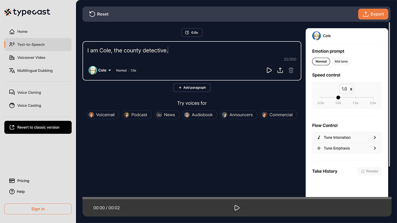 How to Make a Creepy Text-to-Speech Voice | Typecast