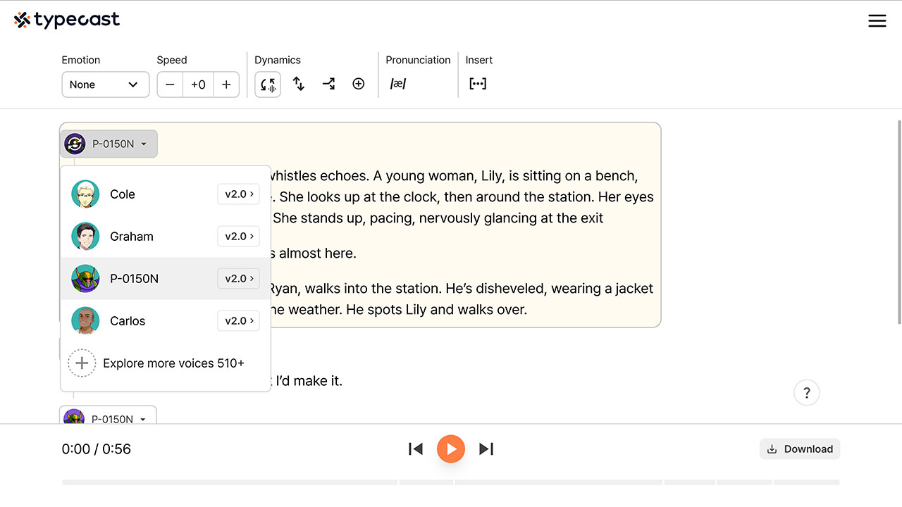 How to Use Text-to-Speech With Different Voices | Typecast