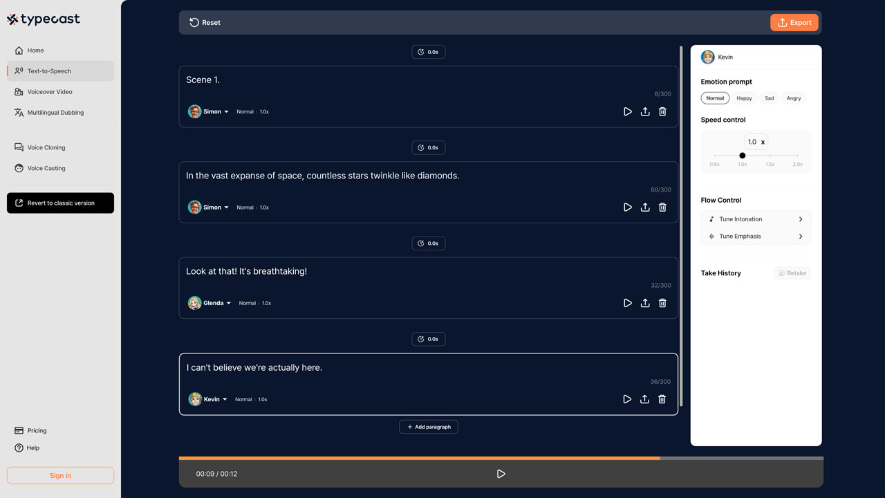 How to Use Text-to-Speech With Different Voices | Typecast