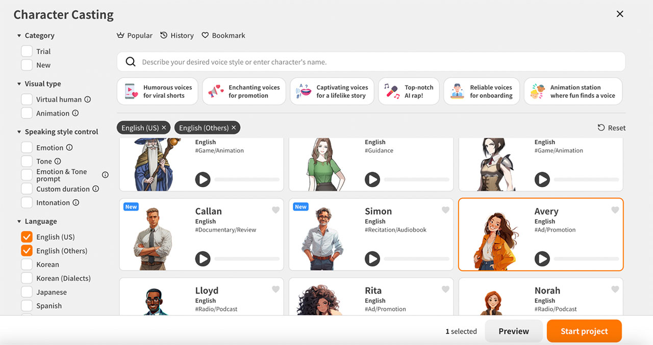 TTS: How to Change the Tone of Voice Types | Typecast